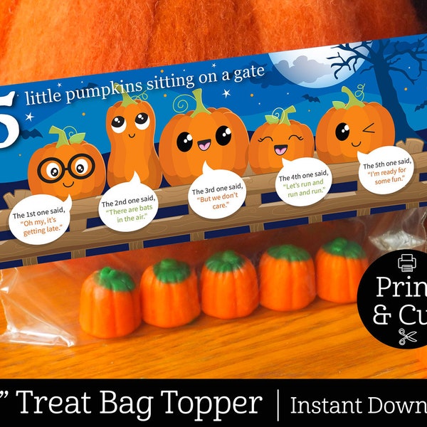 Treat Bag Toppers - Etsy