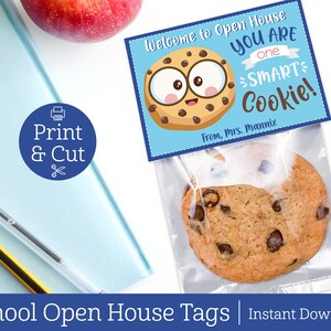 You Are One Smart Cookie, DIGITAL EDITABLE DOWNLOAD, School Open House ...