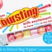 Bursting With Excitement Bag Topper, DIGITAL EDITABLE DOWNLOAD, Back to ...