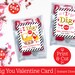 I Dig You Valentines, INSTANT EDITABLE DOWNLOAD, Construction Valentine ...