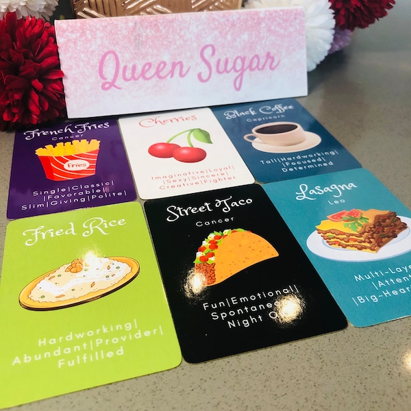 Personality Deck Of Cards Etsy