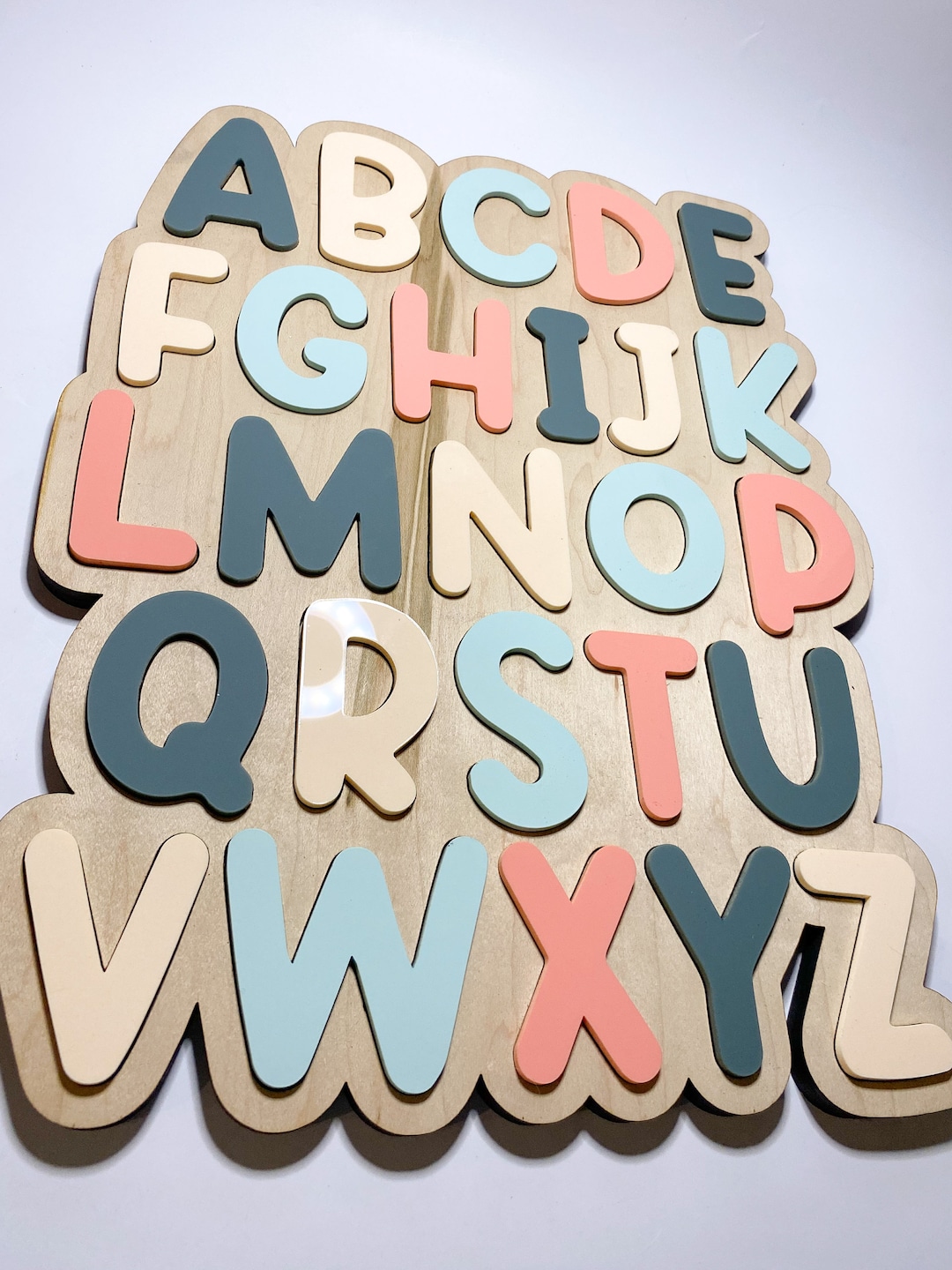 ABC Puzzle / Animal Puzzle / ABC Puzzle With Animals - Etsy