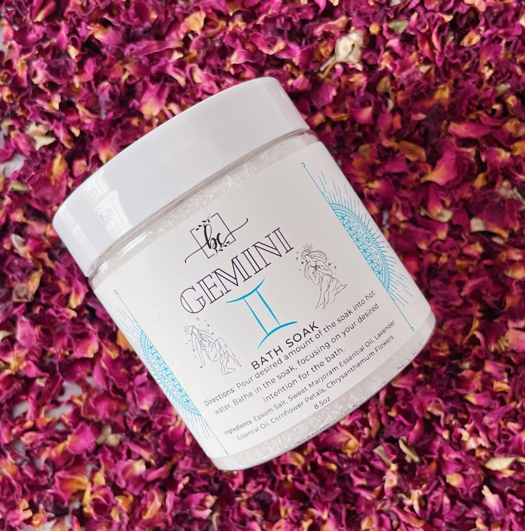 Gemini Bath Salt - Gemini Gift Ideas - Gemini Gifts - Zodiac Gift Ideas ...