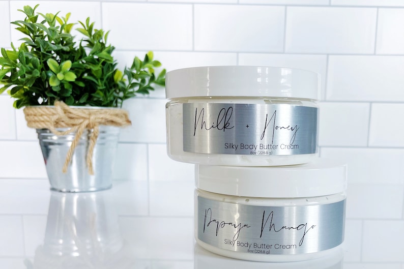 Body Butter Cream - Skin Nourishing - Non Greasy - Deeply Moisturizing ...