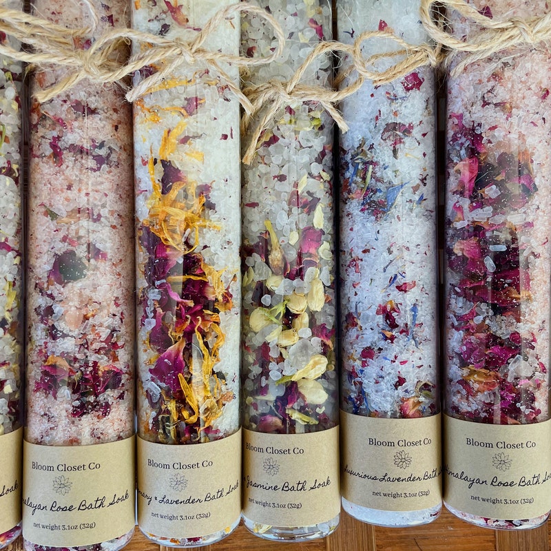 Bath Salts Tube - Etsy