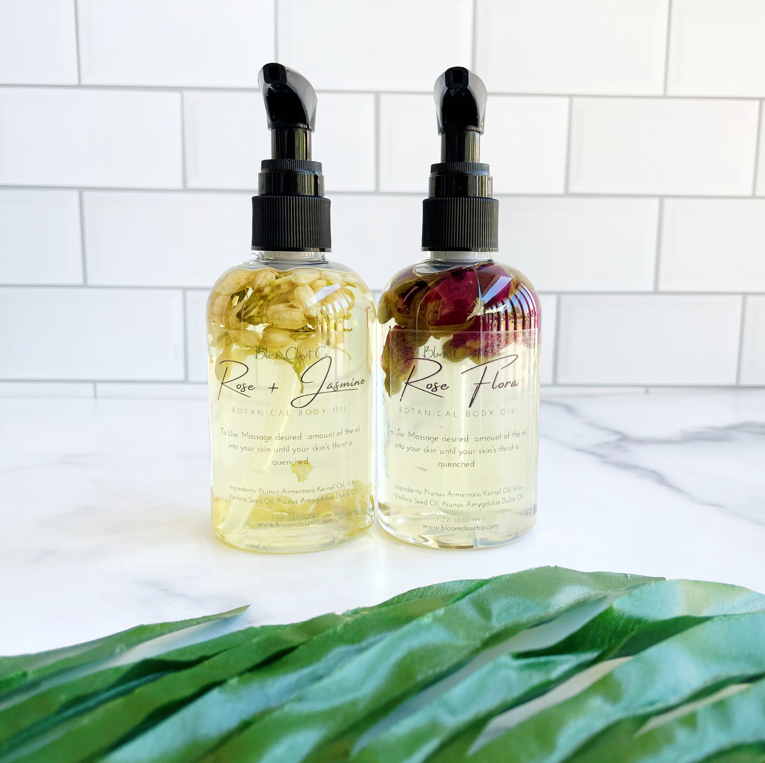 4oz Hydrating Botanical Body Oil - Rose and Jasmine - Rose Flora - Rose ...