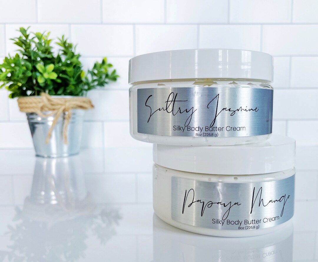 Body Butter Cream - Skin Nourishing - Non Greasy - Deeply Moisturizing ...