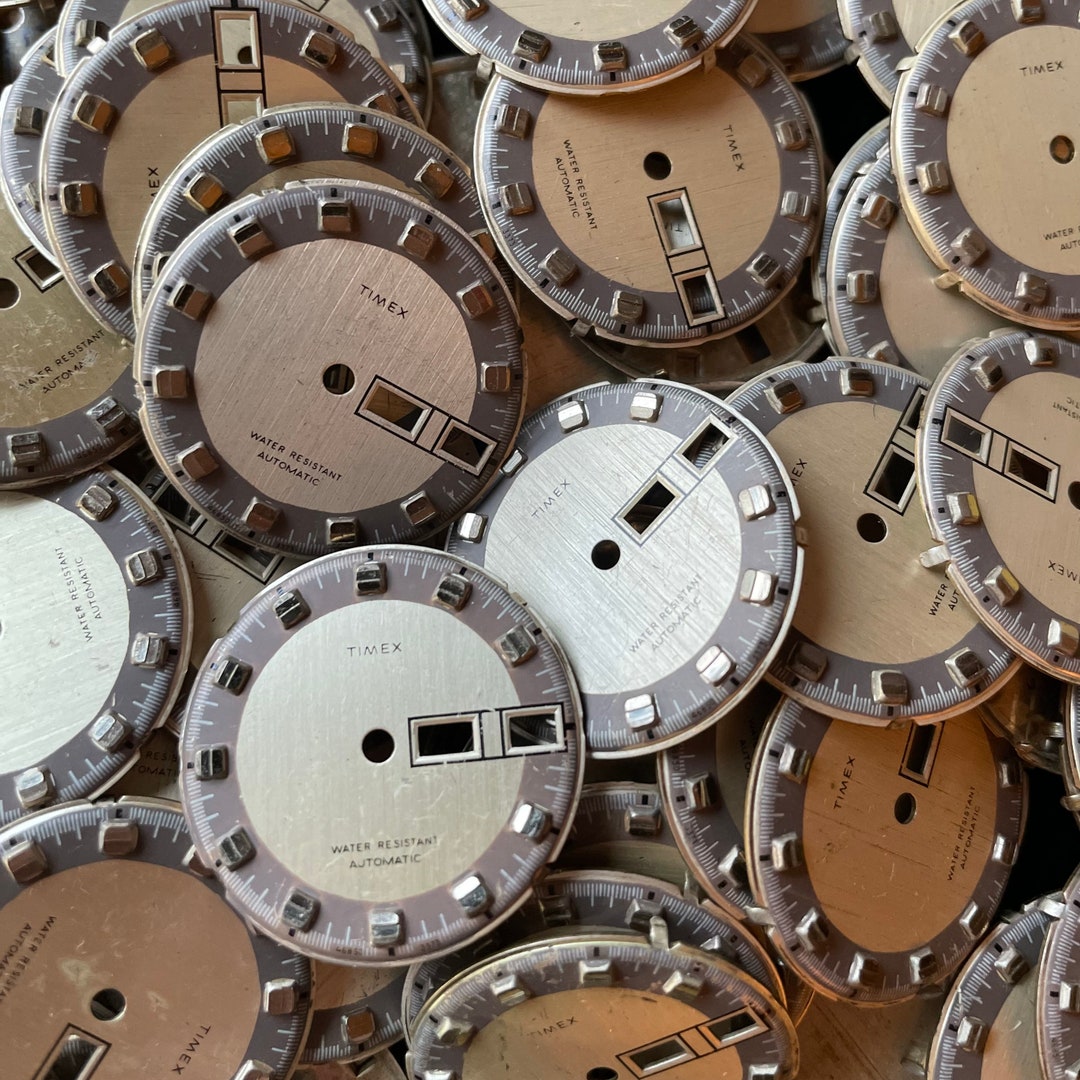 Lot of 7 Vintage Timex Watch Faces serial Numbers 46850 - Etsy