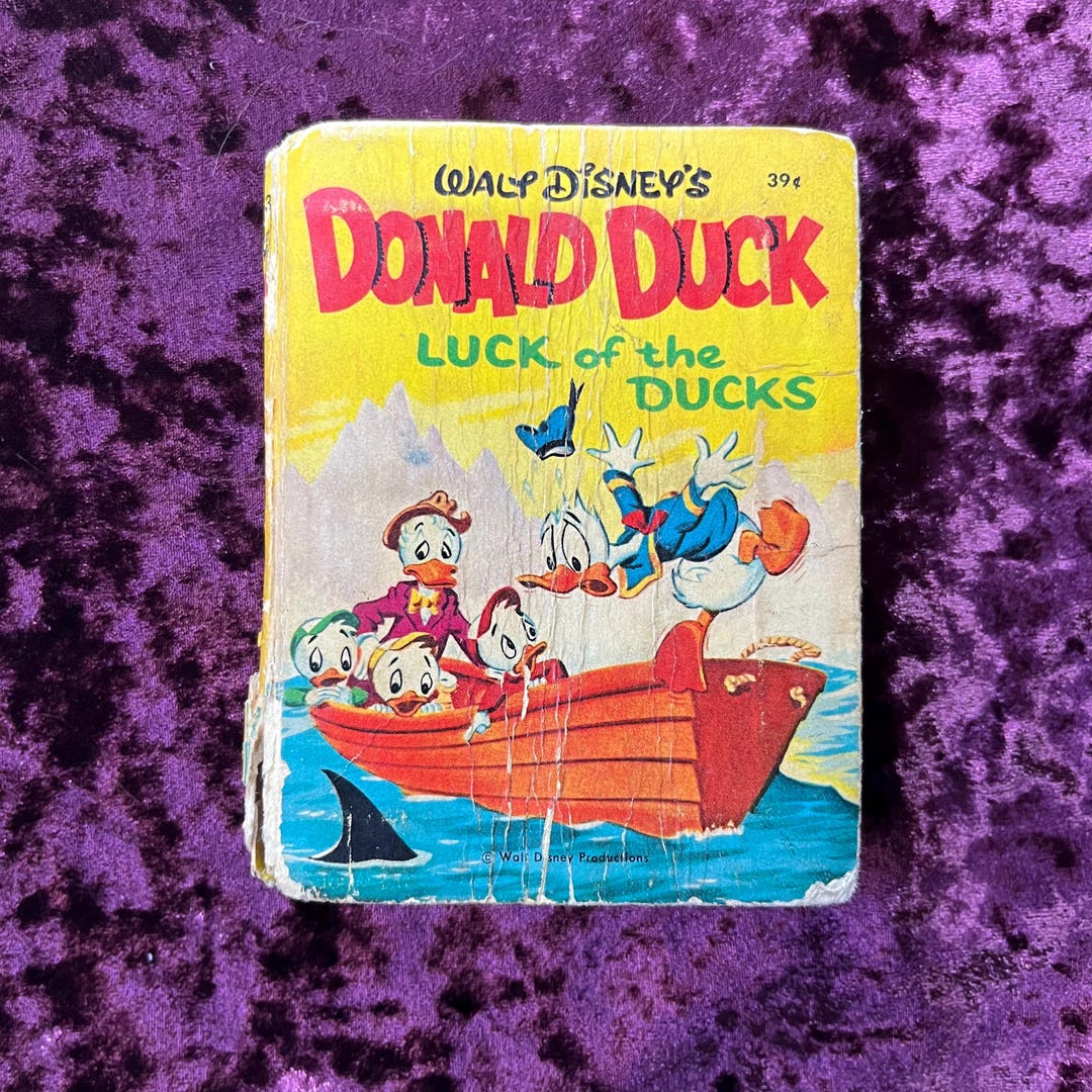 Disney Donald Duck Luck of the Ducks Big Little Book 1969 - Etsy