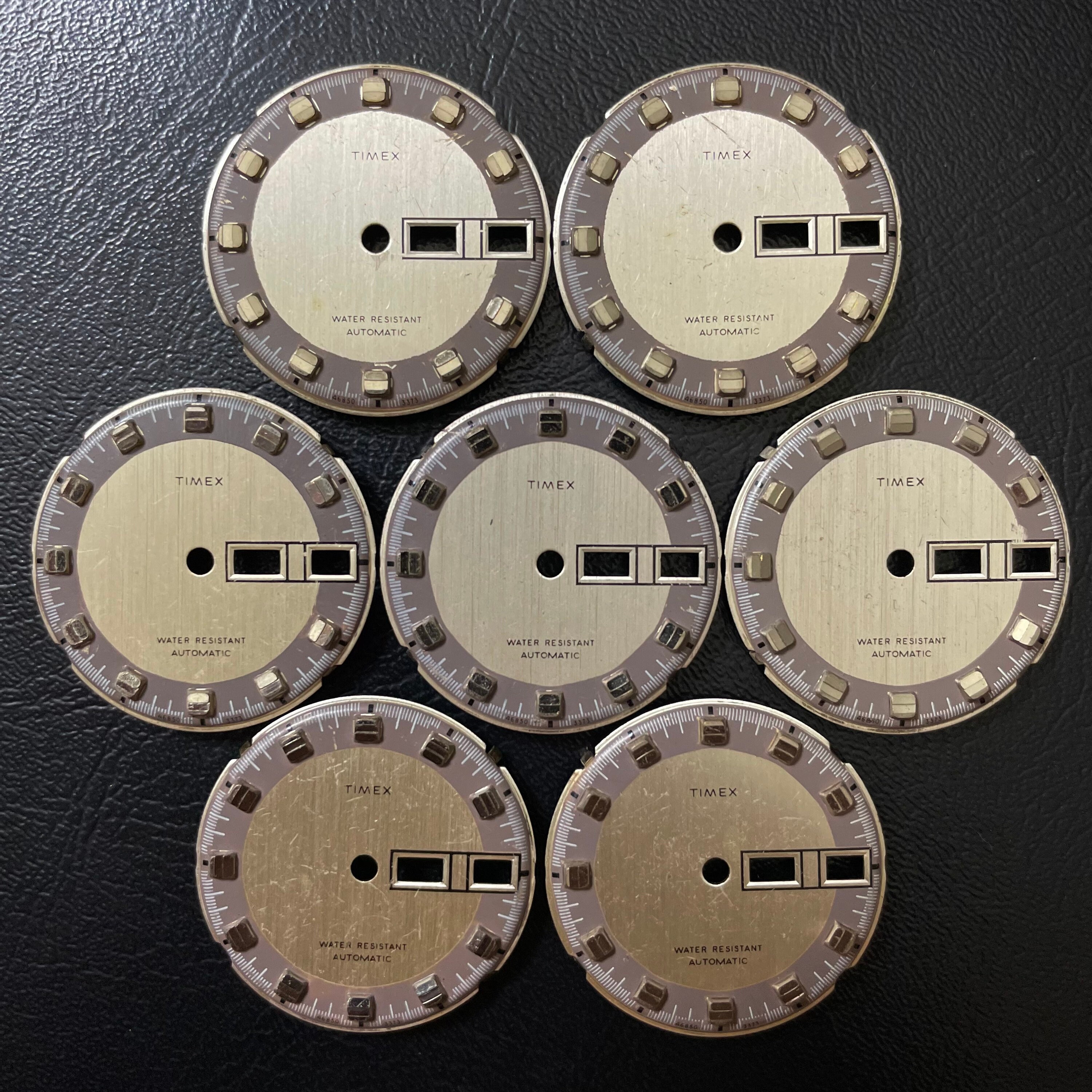 Lot of 7 Vintage Timex Watch Faces serial Numbers 46850 - Etsy