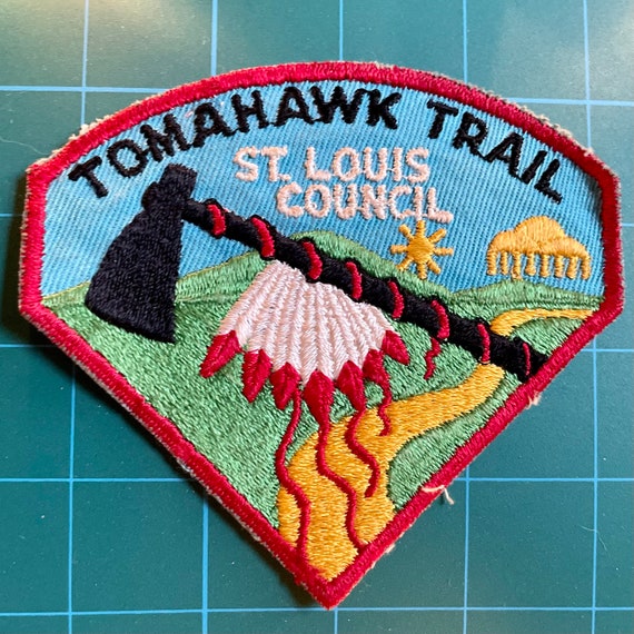 1950s/1960s BSA Tomahawk Trail Patch St. Louis Council - Gem