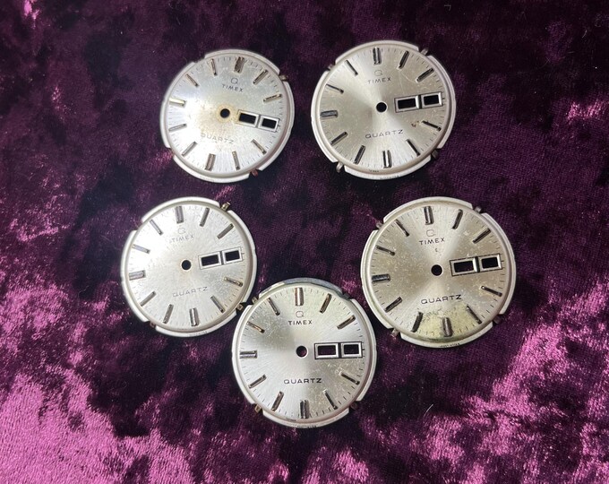 Timex Q Vintage Watch Faces Lot of 5 for Crafting or Repair - Etsy