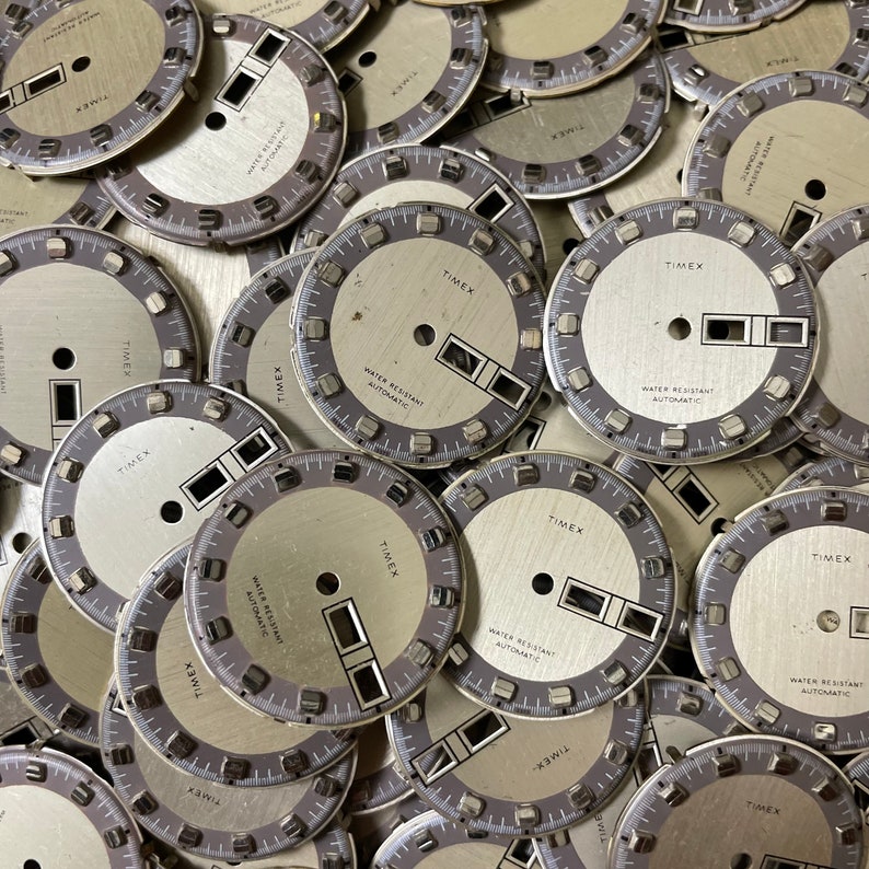 Lot of 7 Vintage Timex Watch Faces serial Numbers 46850 - Etsy