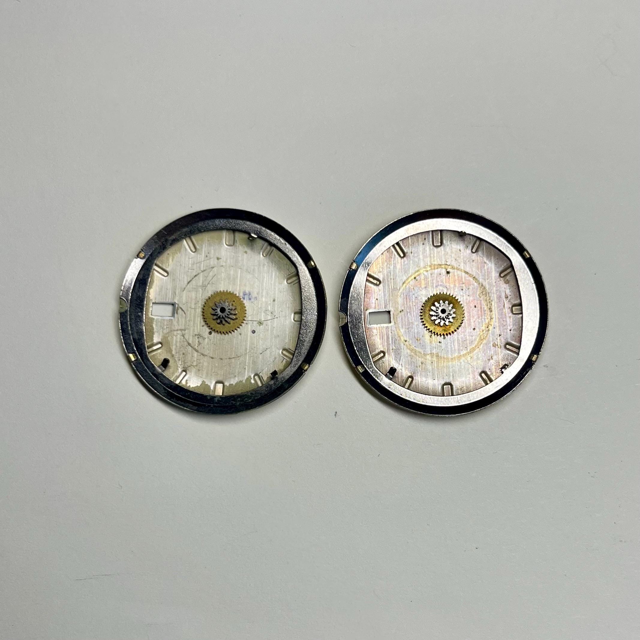 Lot of 2 Timex Watch Faces With Hands 1976 16560 - Etsy