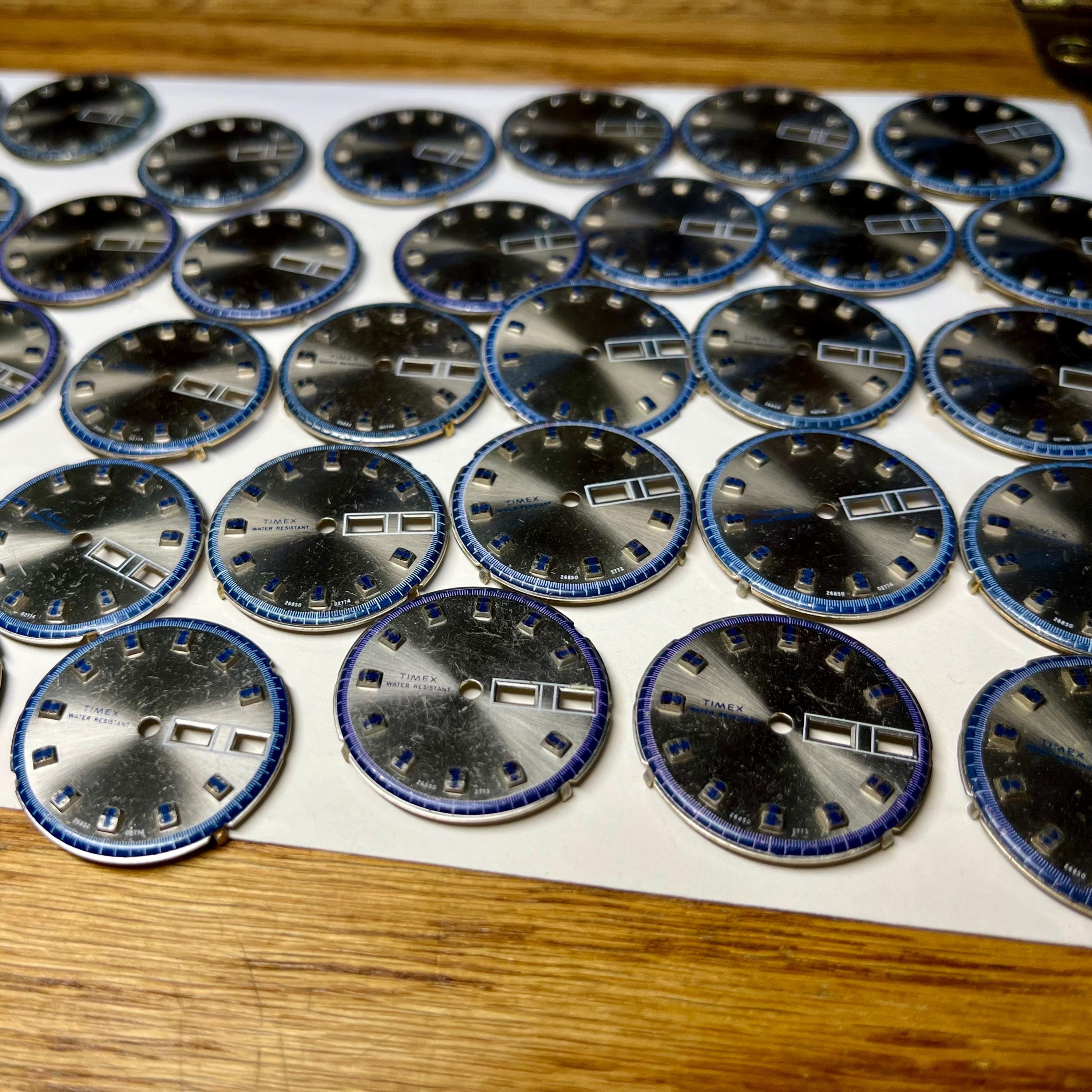 Vintage Timex Blue Rimmed Watch Faces 1973-74 26850 Lot of 37 - Etsy