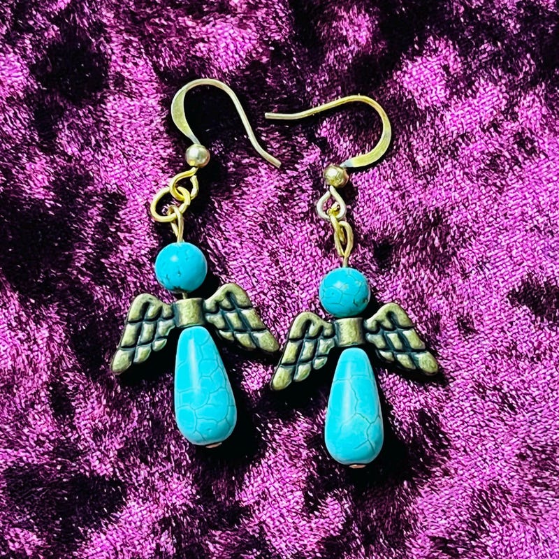 Turquoise Angel - Etsy