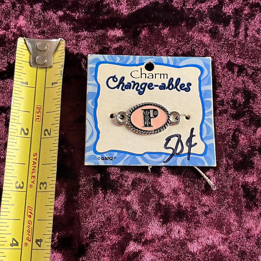 Vintage “P” Charm Ganz Charm Changeables - Etsy