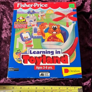 Fisher-price Learning in Toyland Ages 3-6 Yrs Big Box CD-ROM Untested ...