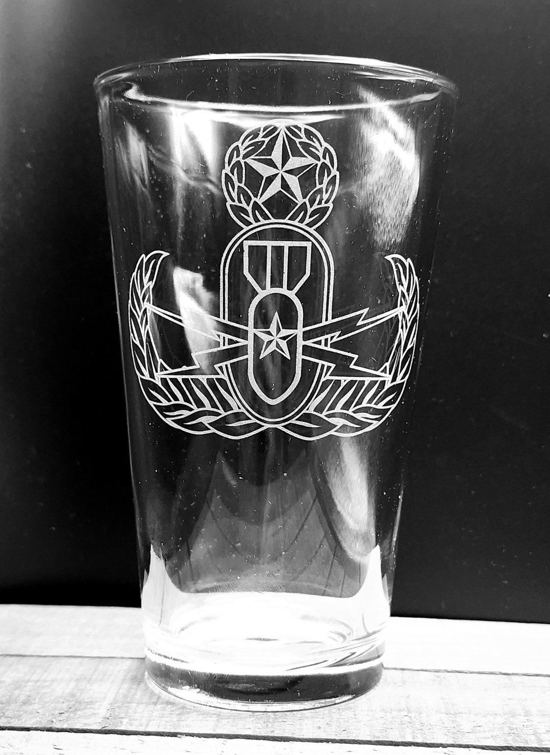EOD Badge| Pint Glass| 16oz - Etsy