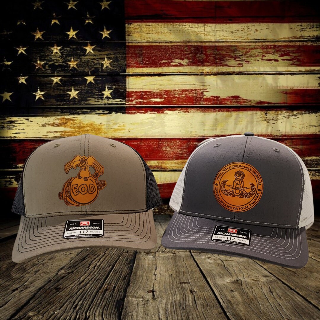 Leather Patch EOD Patches Richardson 112 Hat - Etsy