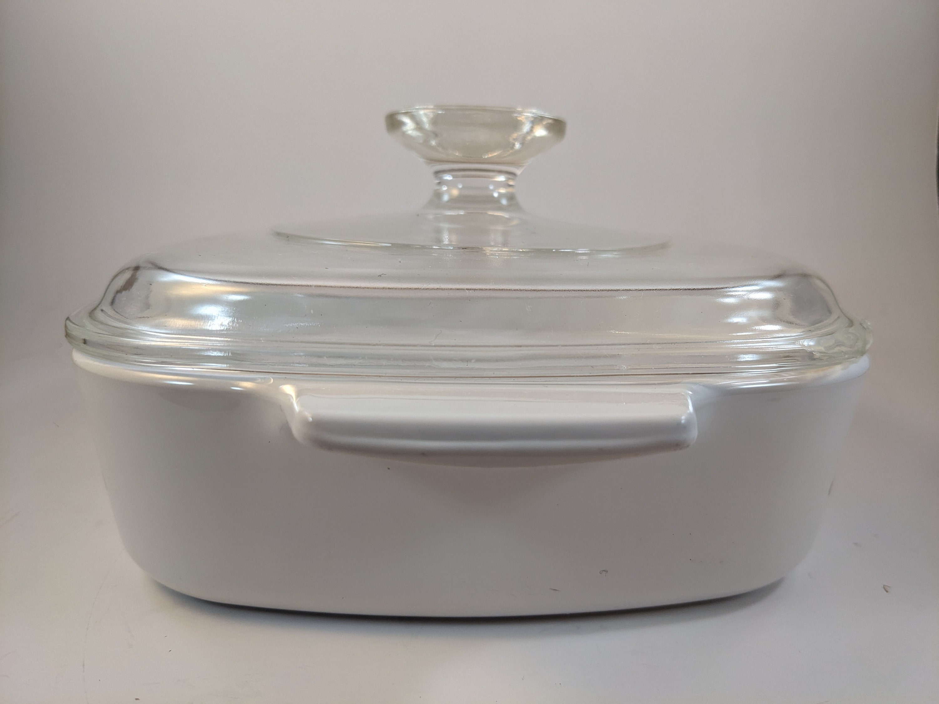 Vintage 1975 Corning Ware Square Country Festival 1-A 1 Quart and PYREX ...