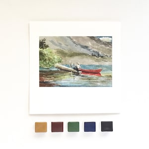 Handmade Watercolor - Hematite - Indian Red - Maroon Red - for Painting ...