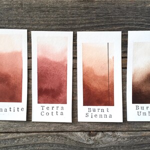 Handmade Watercolor - Hematite - Indian Red - Maroon Red - for Painting ...