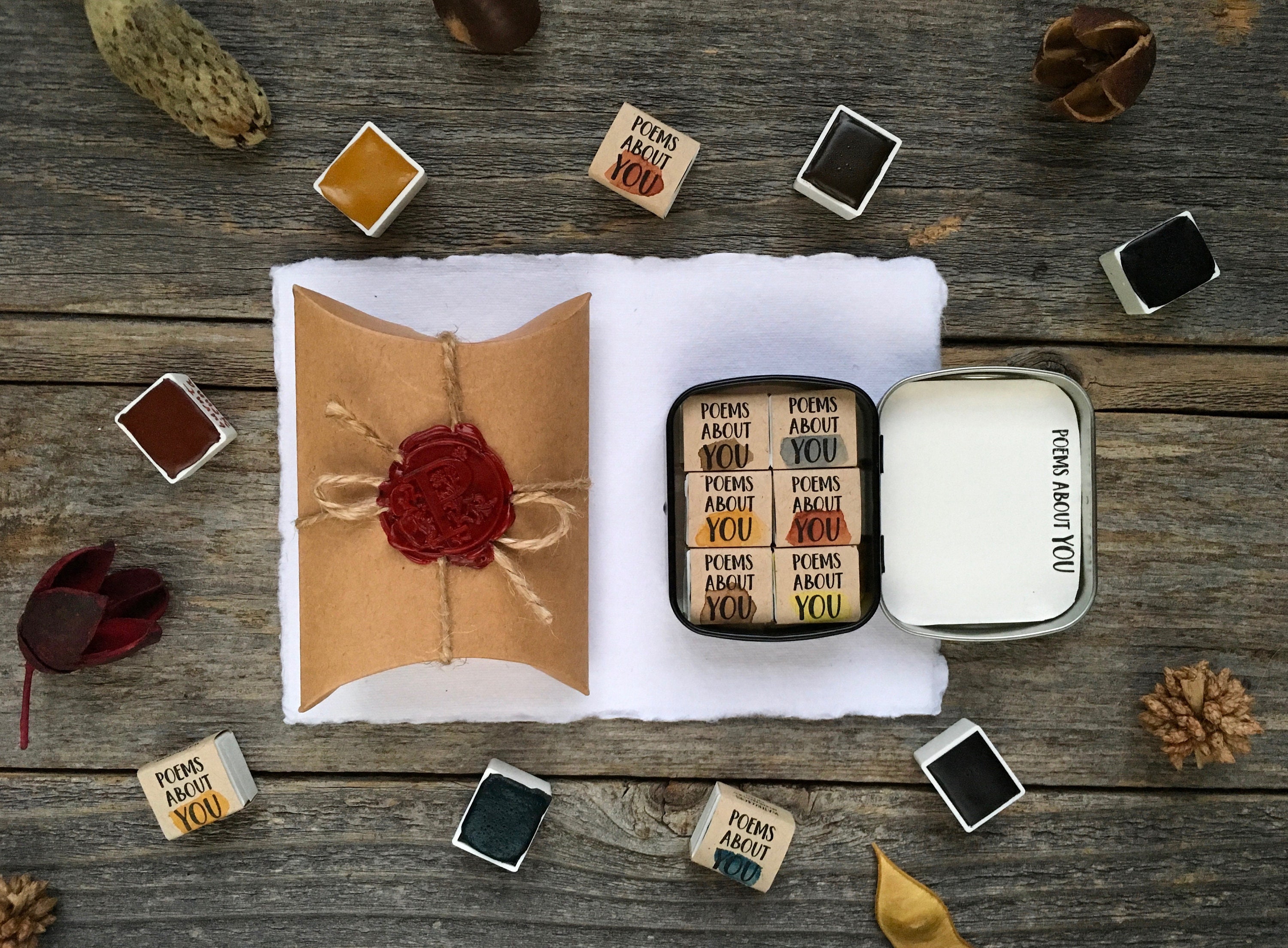 Handmade Watercolor With Sparkles Light Gold Mineral - Etsy