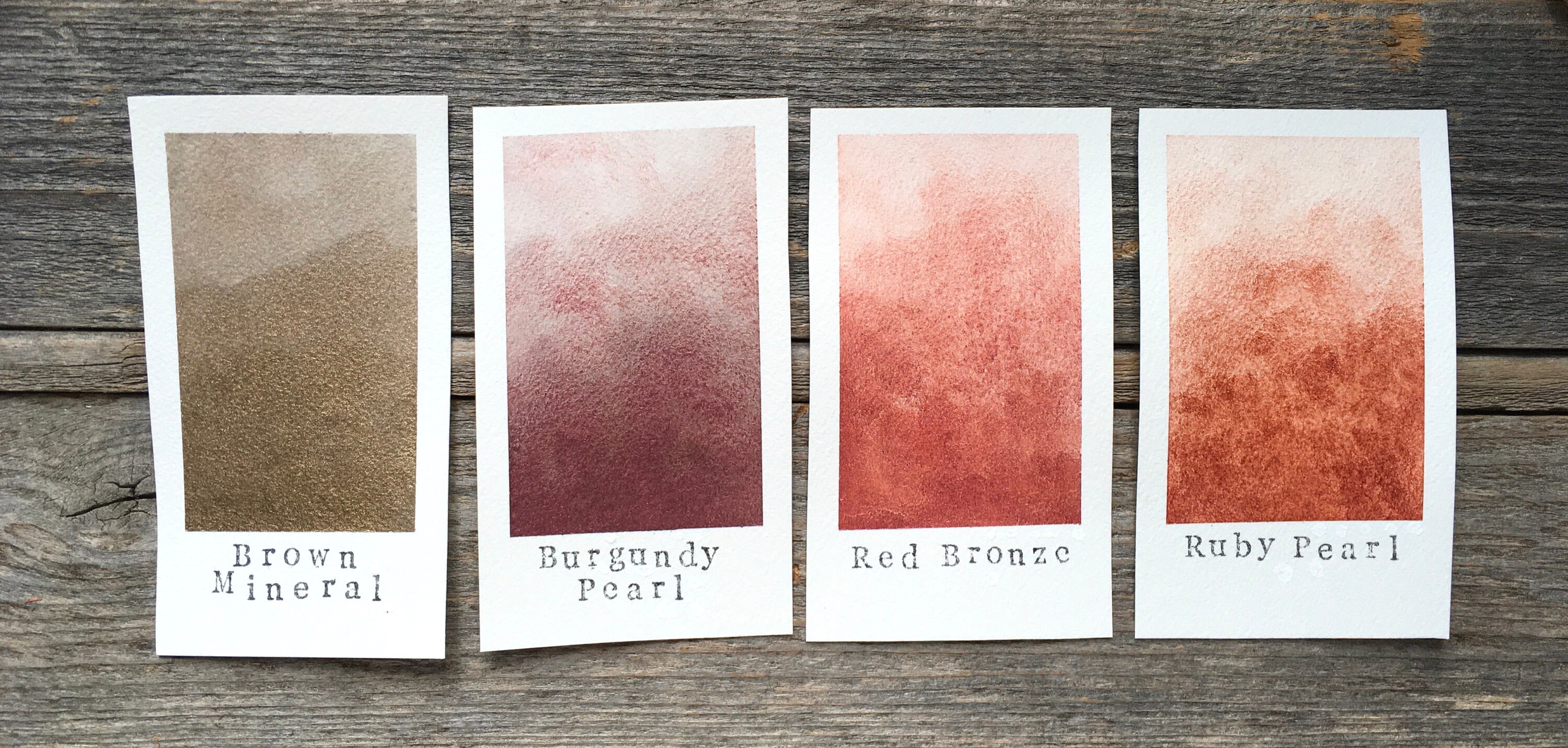 Handmade Watercolor - Red Bronze - Paint With Sparkles - Non-toxic ...