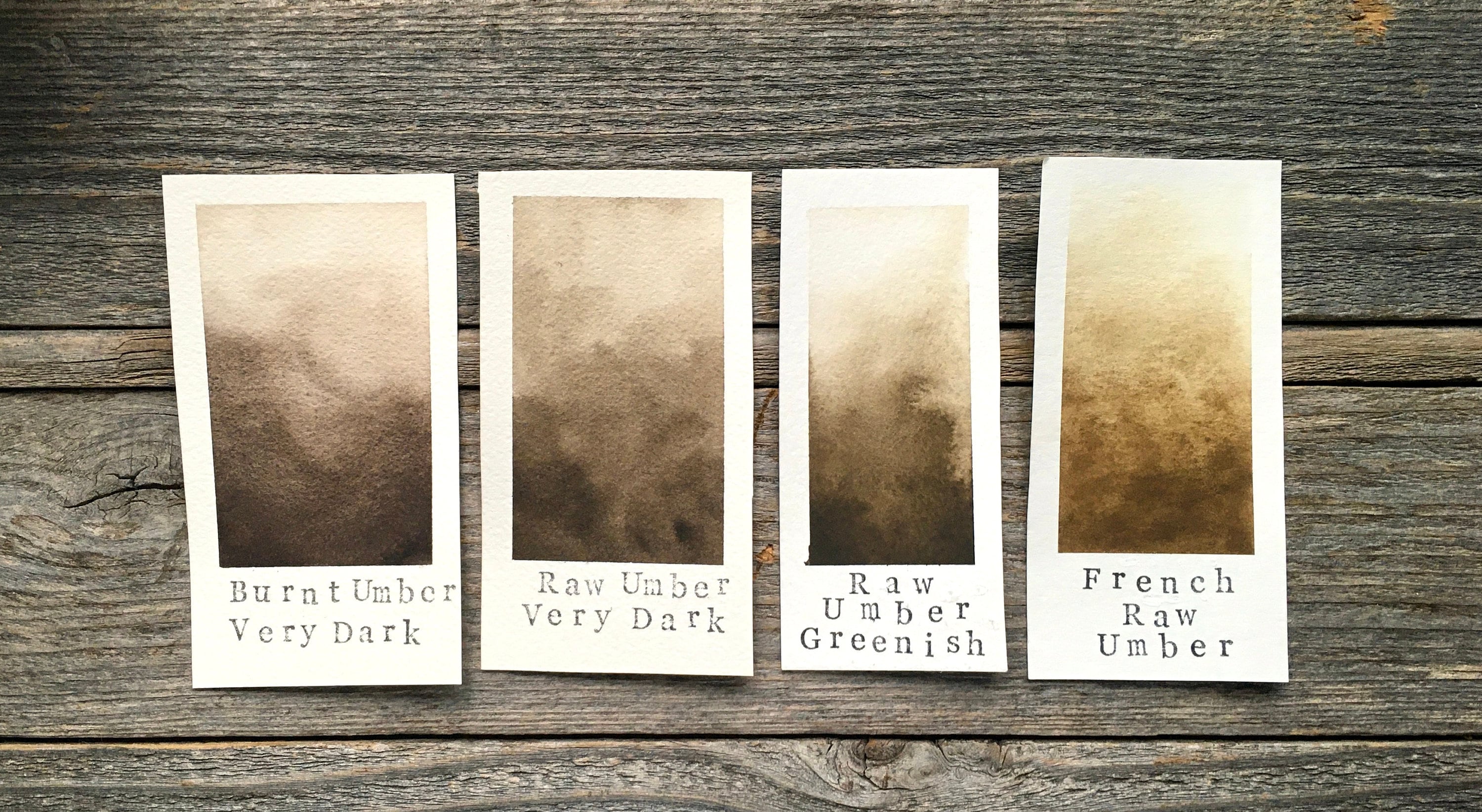 Handmade Watercolor French Raw Umber Brown for Painting - Etsy
