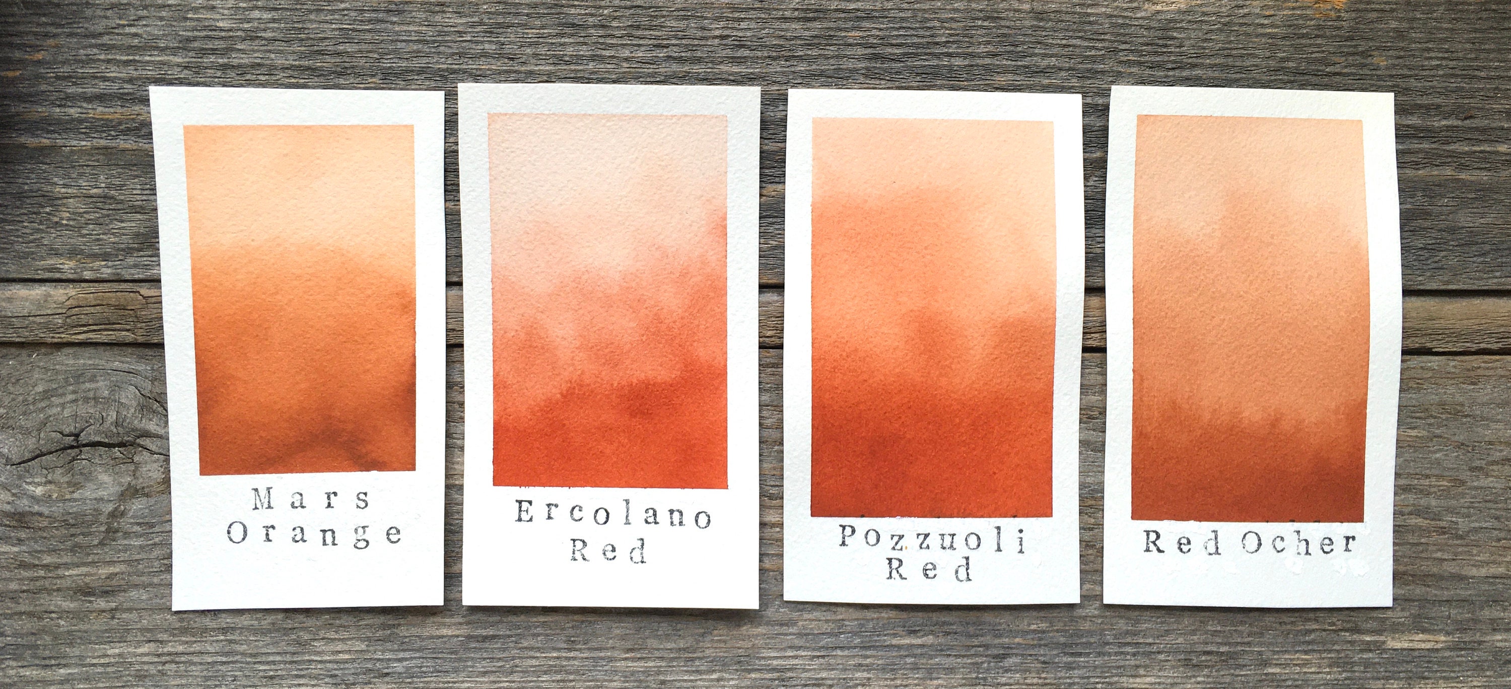 Handmade Watercolor Red Ocher for Painting Calligraphy - Etsy
