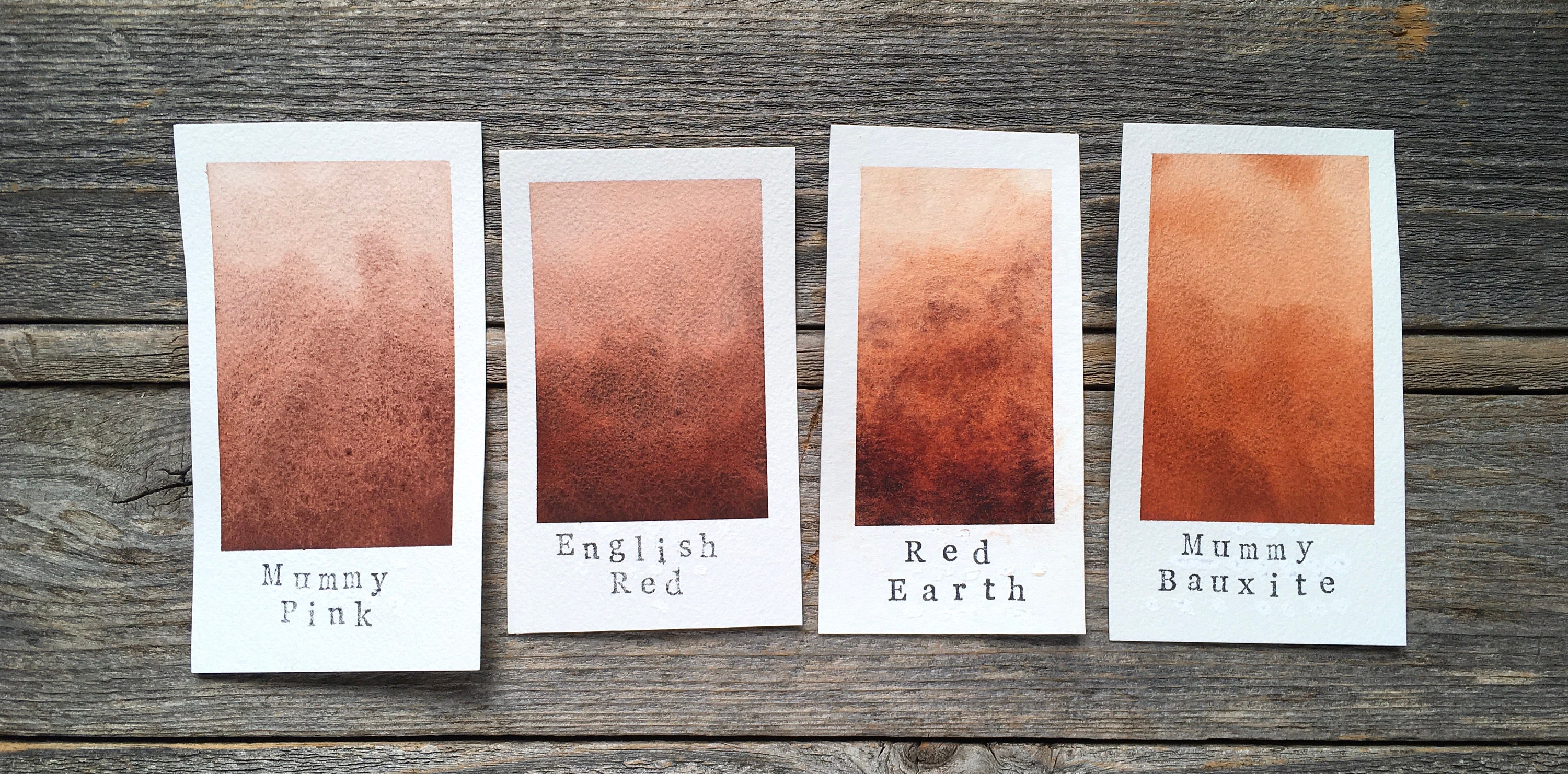 Handmade Watercolor - English Red - Granulating Red - for Painting ...