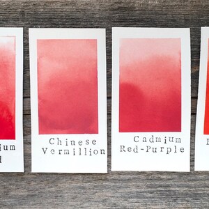 Handmade Watercolor - Chinese Vermillion - Opaque Watercolor - for ...