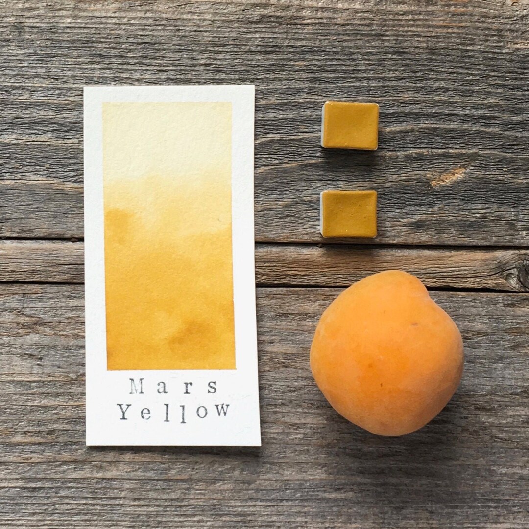 Handmade Watercolor - Mars Yellow - for Painting, Calligraphy, and ...