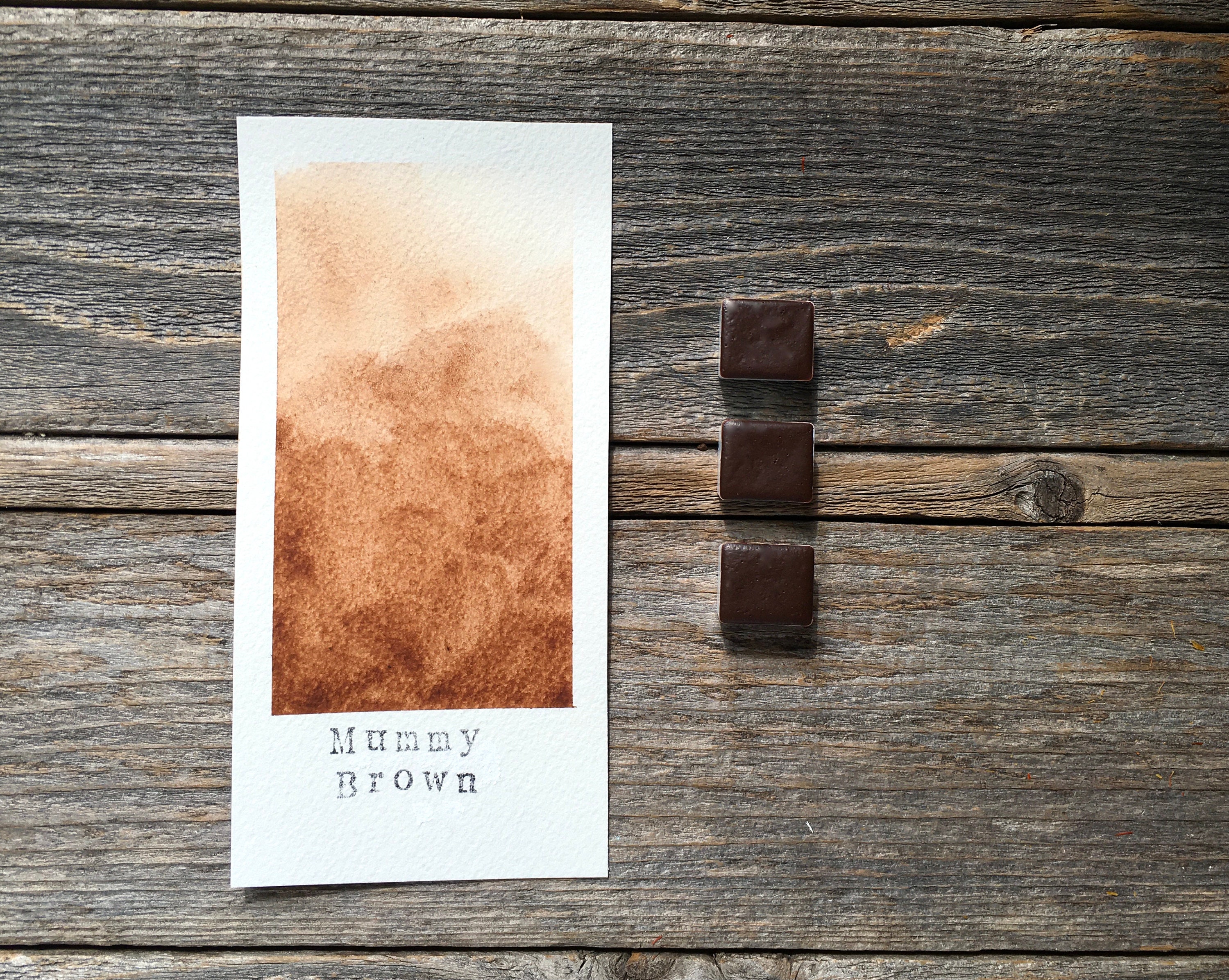 Handmade Watercolor Mummy Brown Light Warm Brown for - Etsy Australia
