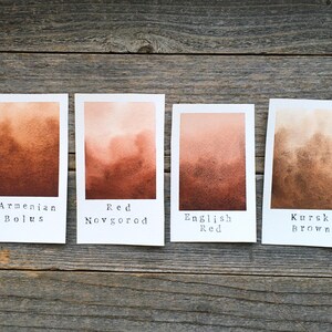 Handmade Watercolor - English Red - Granulating Red - for Painting ...