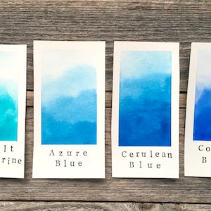 Handmade Watercolor - Cerulean Blue - Blue Watercolor - for Painting ...