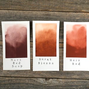 Handmade Watercolor - Mars Red - for Painting, Calligraphy, and ...