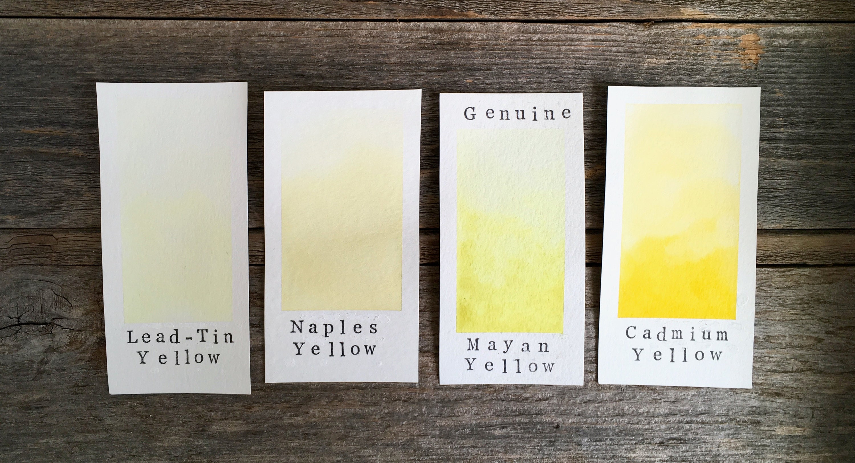 Handmade Watercolor Naples Yellow for Painting - Etsy