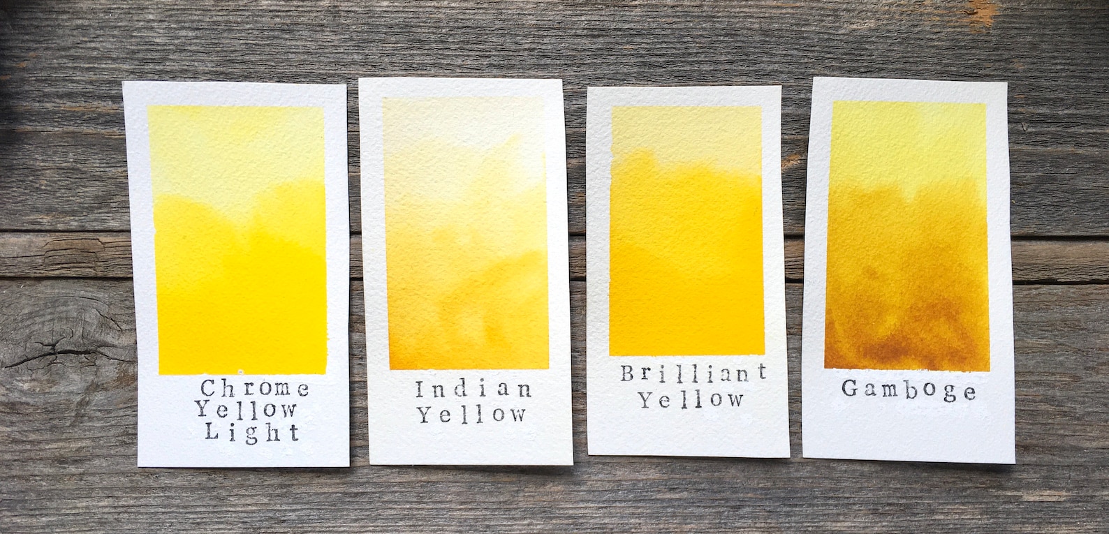 Handmade Watercolor Chrome Yellow Light for Painting - Etsy