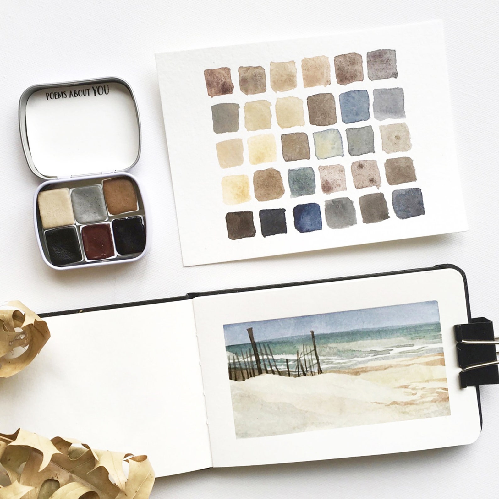 Handmade Watercolor Titan Buff Warm Beige for Painting - Etsy