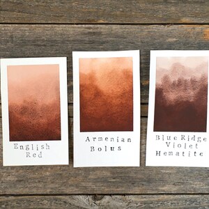 Handmade Watercolor - English Red - Granulating Red - for Painting ...