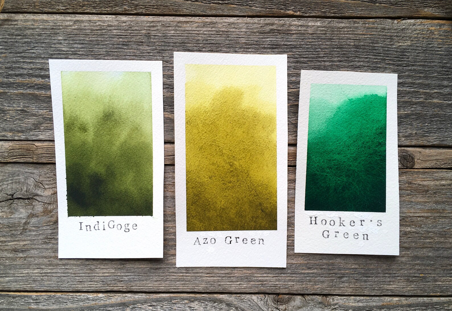 Handmade Watercolor Azo Green Convenience Color for - Etsy UK