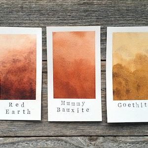 Handmade Watercolor - Red Earth - Rusty Red - for Painting, Calligraphy ...