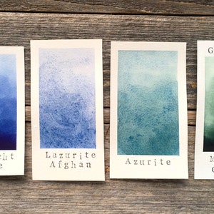 Handmade Watercolor - Lazurite Afghan - Lapis Lazuli - Mineral Pigment ...