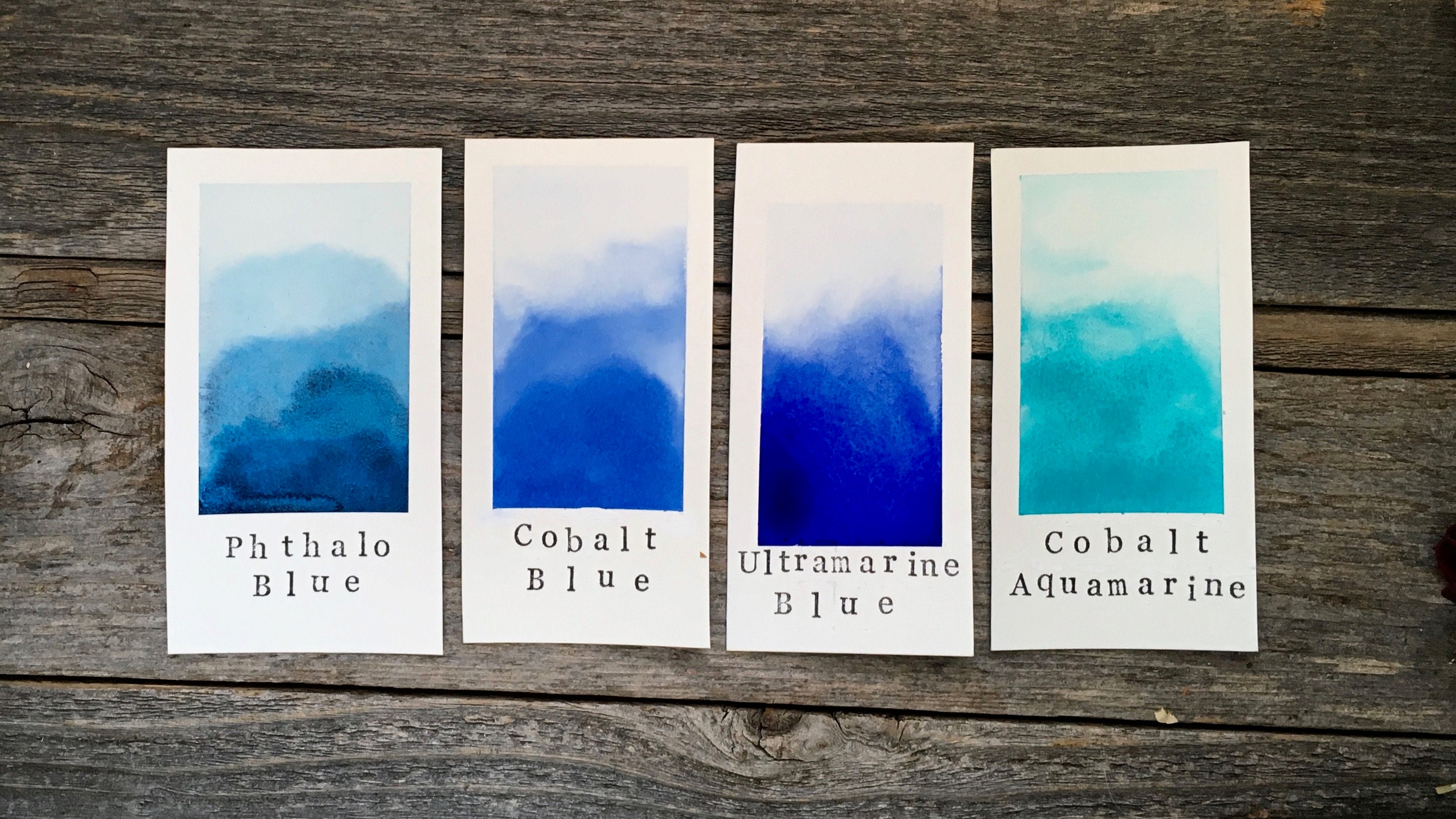 Handmade Watercolor Phthalo Blue Dark Blue for Painting - Etsy