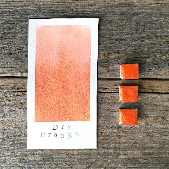 Orange Watercolor Swatch