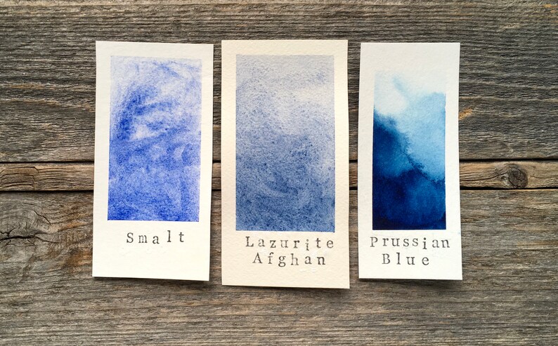 Handmade Watercolor - Lazurite Afghan - Lapis Lazuli - Mineral Pigment ...