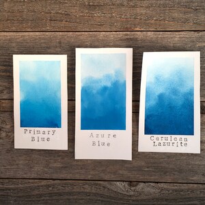 Handmade Watercolor - Azure Blue - Light Blue - for Painting ...
