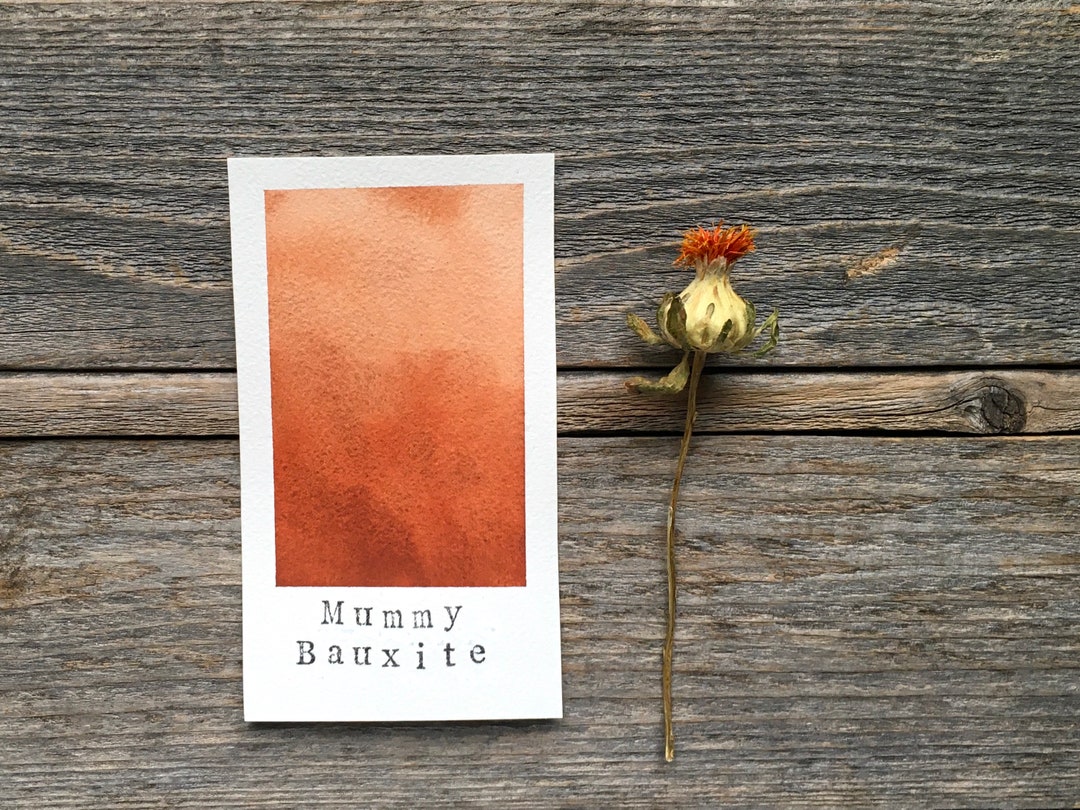 Handmade Watercolor Mummy Bauxite Mineral Watercolor for - Etsy